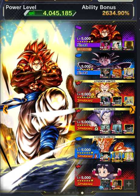 INSTANT[CNL T367]UL SS4 Gogeta 8s+UL Turles 8s+LF Vegeta/Goku 7s+LF SS3 ...