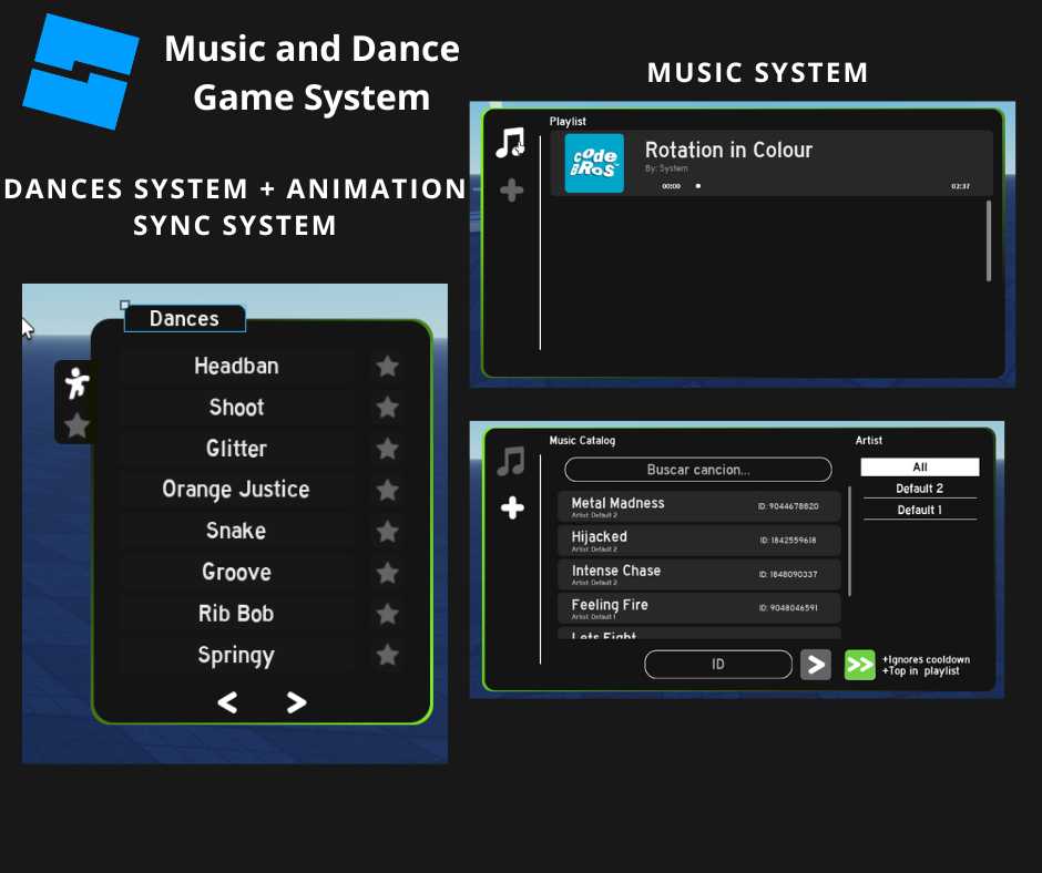 Roblox Studio - Sync System + Music System