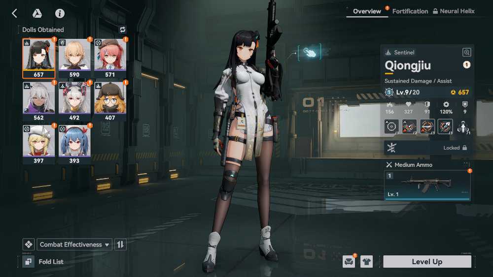 Girls' Frontline 2: Exilium | Qiongjiu + Qiongjiu | Lv13 |Male MC