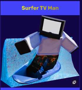 Surfer Tv Man - TOILET TOWER DEFENSE