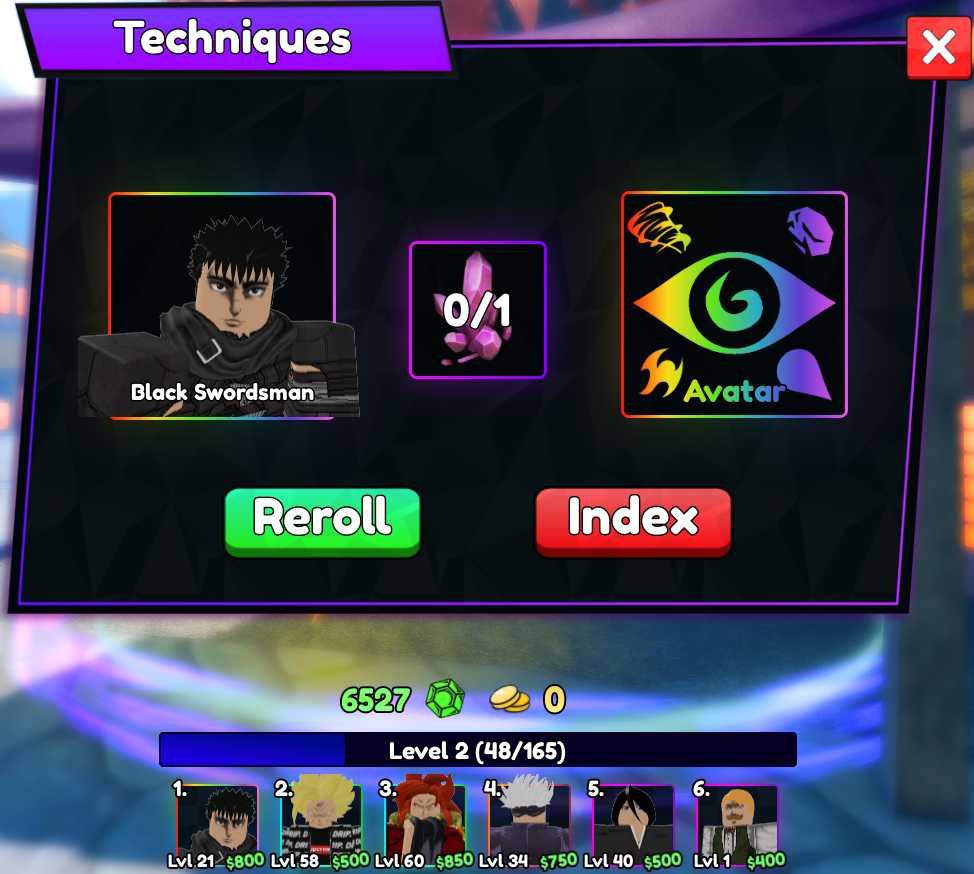 Avatar Black Swordman/Guts | Unverified Account - Anime Last Stand ALS