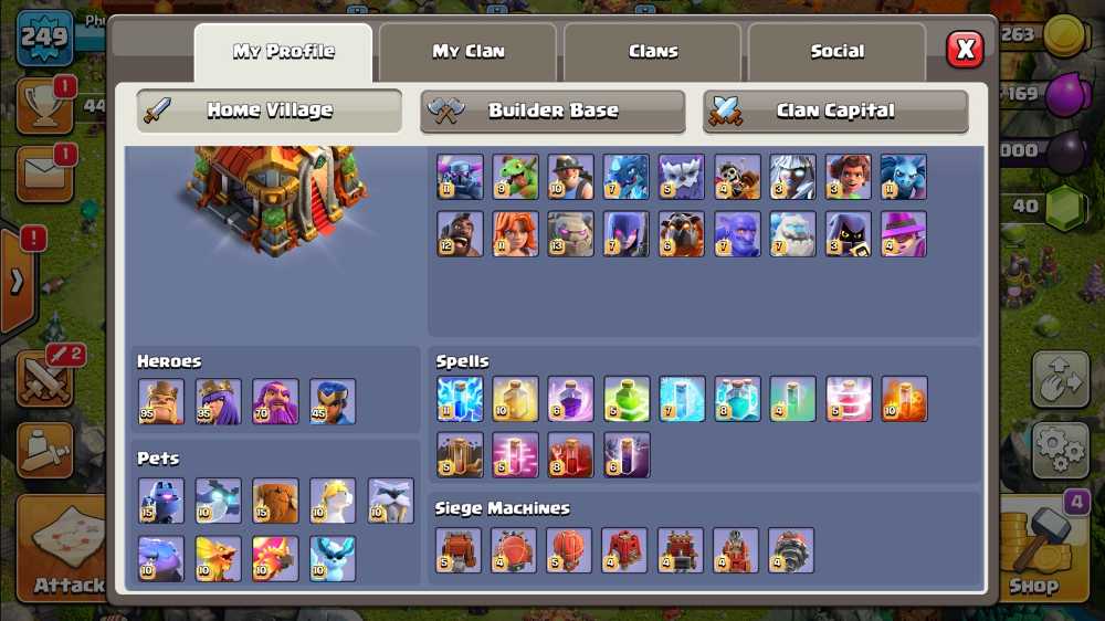 MAX TH16 NEW UPDATE-FULL MAXED HERO AND MAX ALL PETS TH16-RANK 643-18 ...