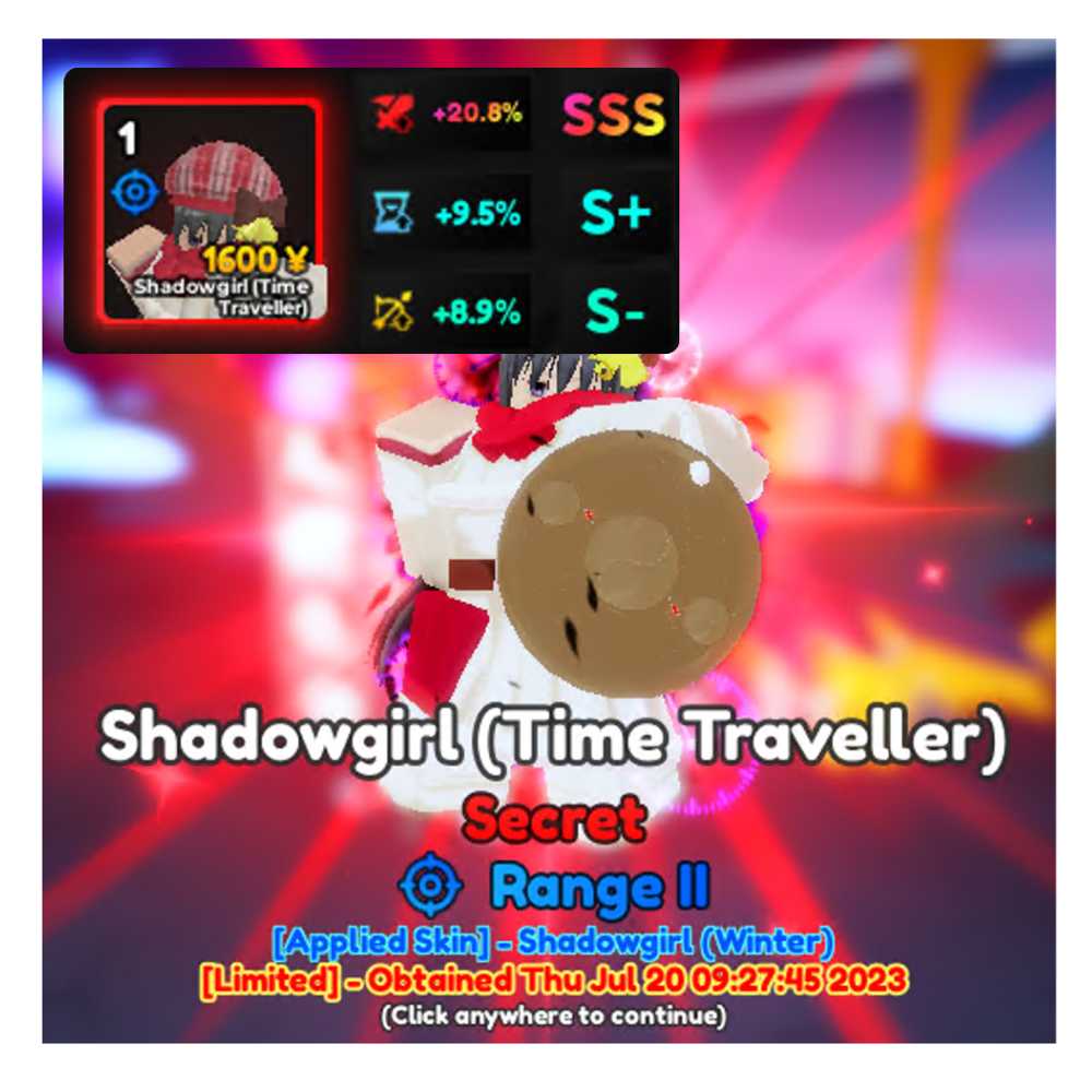 A32 Shadowgirl / Homura Evo SSS DMG 20.8% (SSS/S+/S-) | Anime ...