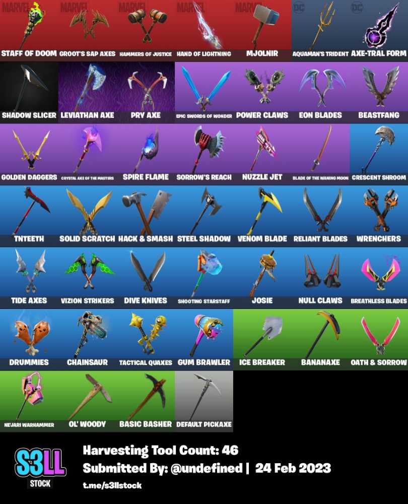 42 SKINS - LEVIATHAN AXE - VERVE - REBIRTH RAVEN - LARA CROFT - JOLTARA ...