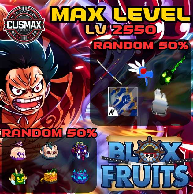 BloxFruits - Level 2550 Max Level Account Roblox