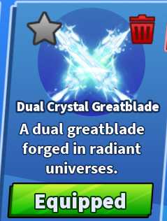 BLADE BALL DUAL CRYSTAL GREATBLADE