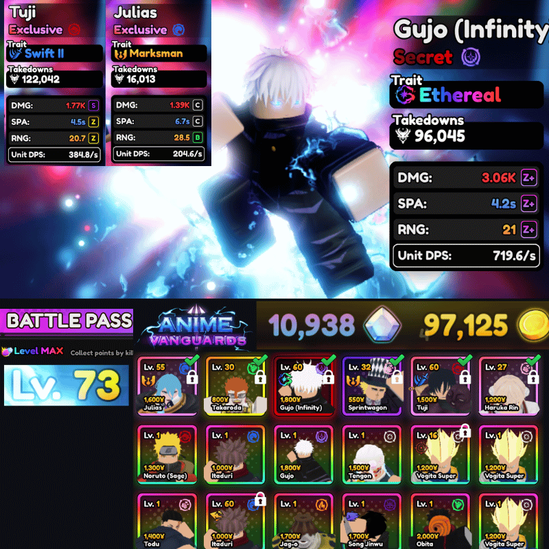 ID802 Gujo Secret Ethereal Z+/Z+/Z+,Tuji S/Z/Z,JuliasAnime Vanguards ...