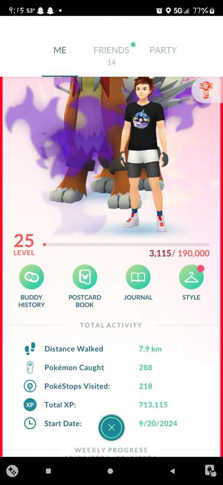 Pokemon Go ACCT LVL 25