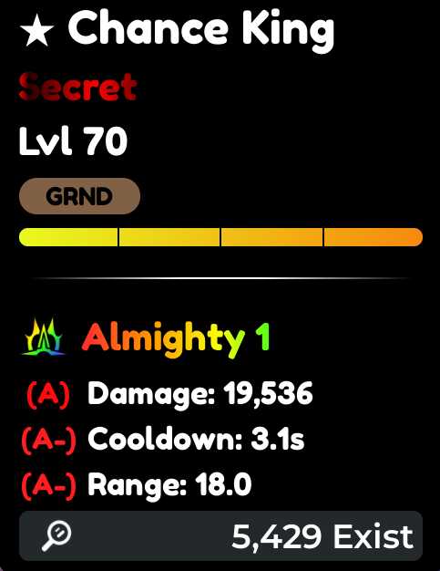 Anime Defenders | ALMIGHTY EVO Chance King HAKARI | GOOD STATS