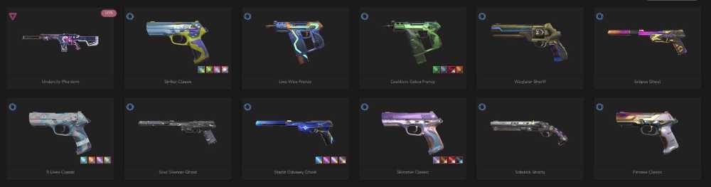 12 SKINS+UNDERCITY PHANTOM+FINESSE CLASSIC+SIDEKICK SHORTY+SHIMMER ...