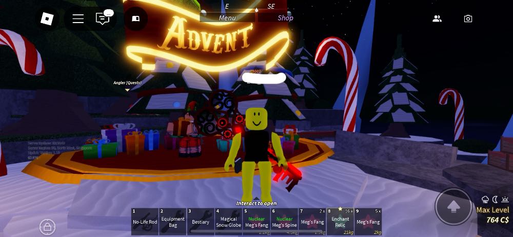 [ FISCH ACC ID1 ] INSTANT DELIVERY | MAX LEVEL 750 | TRIDENT ROD, ROD ...