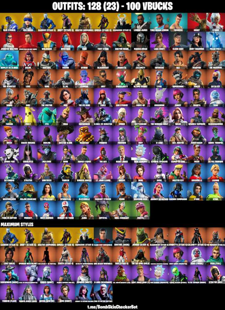 PC/PSN/XBOX/NINTENDO 128 SKINS LEVIATHAN AXE KRATOS ARMORED FRESH OMEGA ...