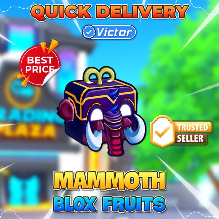 Blox Fruits Mammoth Best price fastest working 24/7