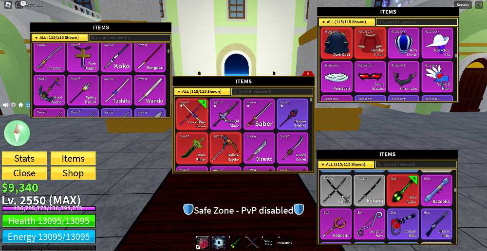 Max Level, Sanguine Art, Shark/Angel/Rabbit v4, Many HIGH PERMS FRUITS ...