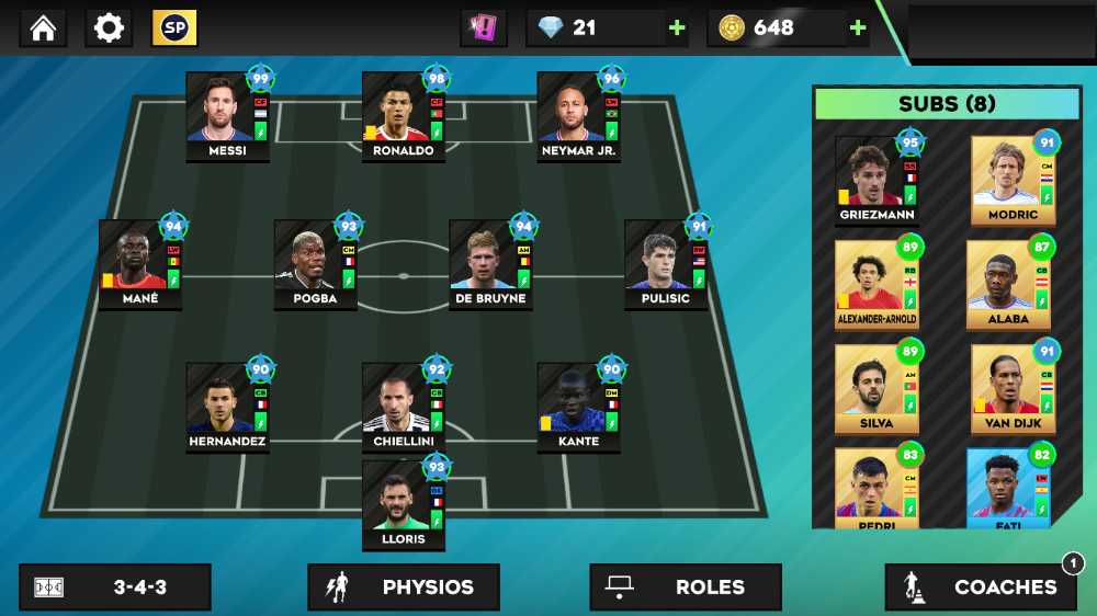 Dream League Soccer 2023 Account - Full Maxed Team with Gold Players ...