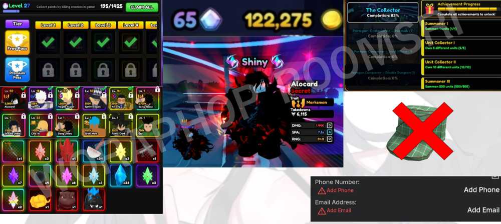 Roblox - Anime Vanguards - Anime Vanguard - Shiny Alucard - Shiny ...