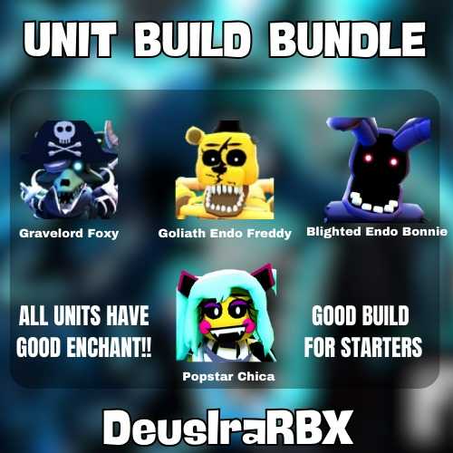 Starter Level Bundle / Five Nights TD - FNTD - Fast Delivery
