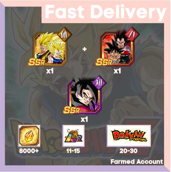 DRAGON BALL Z DOKKAN BATTLE - Farmed Starter Account ( Japan | Android ...