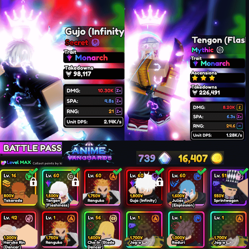 ID858 2 Monarch: Gujo Secret Monarch Z+/Z+/Z+,Tengon Monarch⭐⭐⭐Anime ...