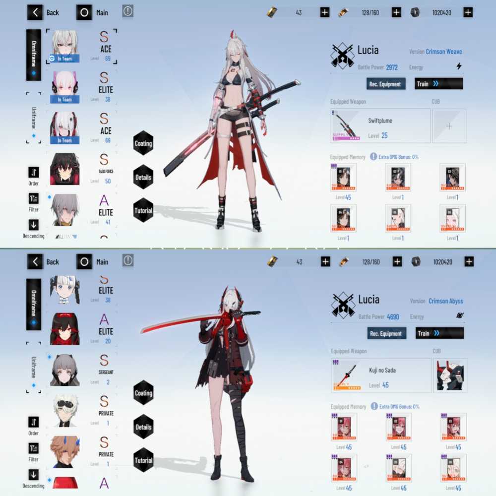 {GLOBAL} ALPHA CRIMSON WEAVE+ALPHA CRIMSON ABYSS+LUCIA PLUME, SELECTOR ON