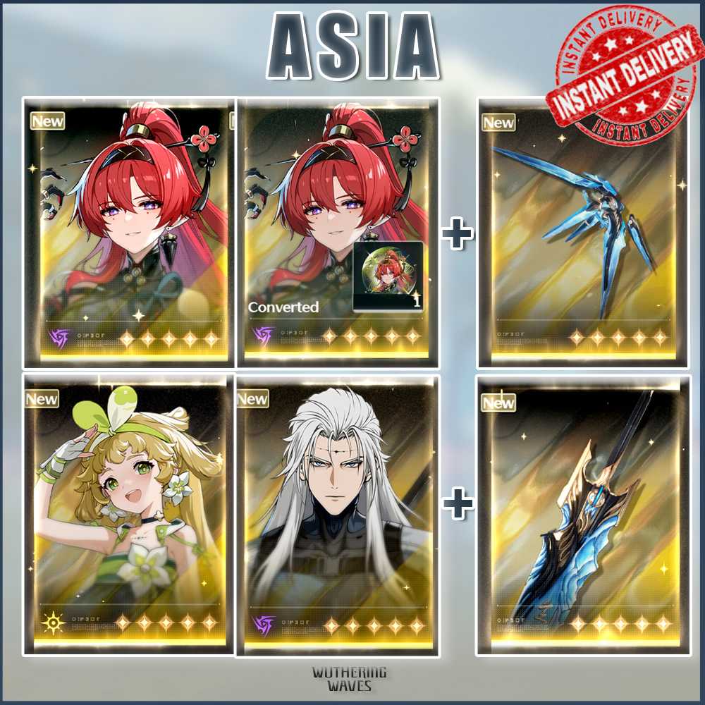 [ASIA] R1 Yinlin + Cosmic Ripples + Calcharo + Lustrous Razor + Verina