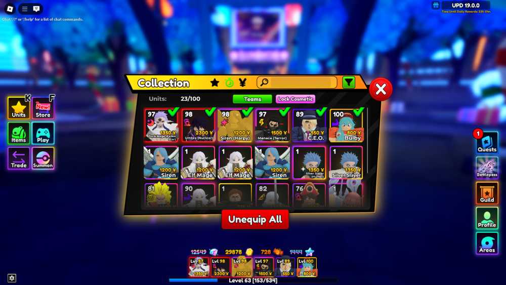 [ Anime Adventures ] 2 Secret EVO ( Dark Mage & Umbra ) + Many Mythic ...