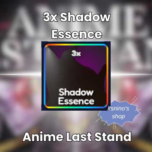 3x Shadow Essence - Shadow Commander / Igris Evo Item - ANIME LAST ...