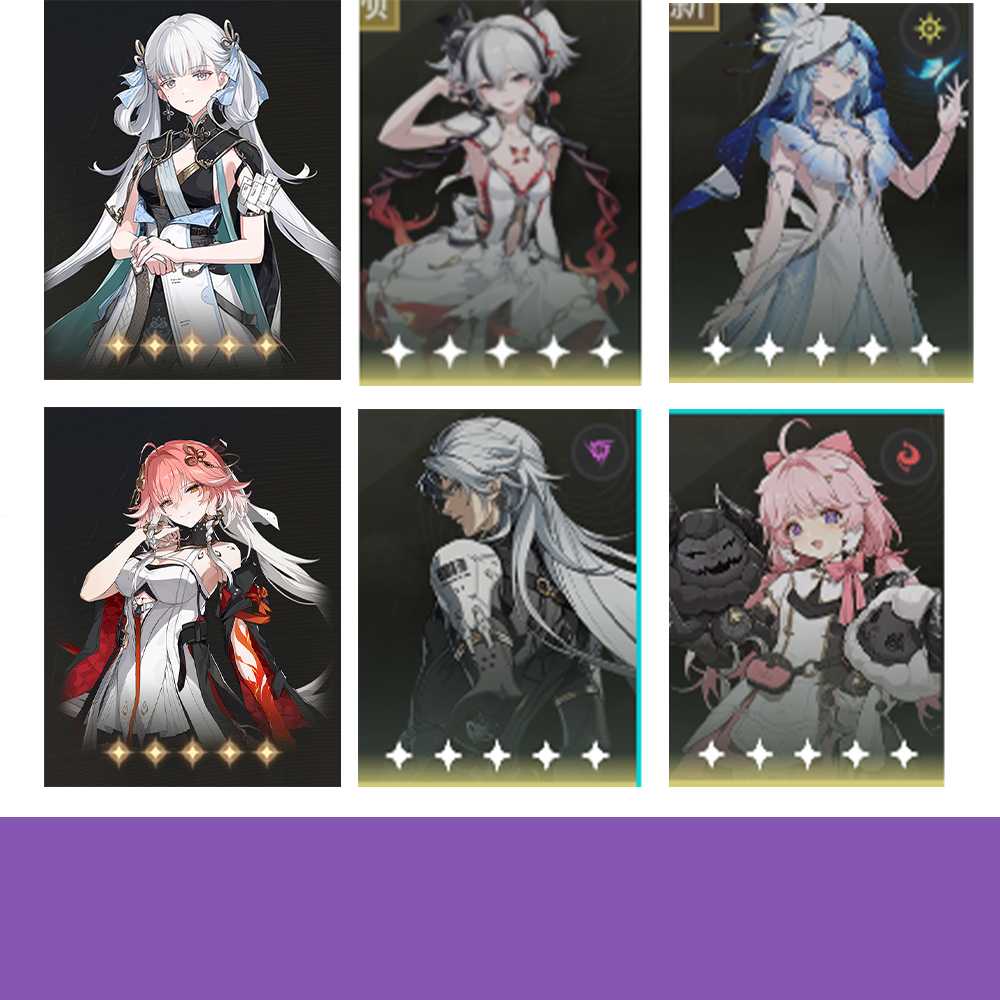 Asia|Jinhsi+Camellya+Shorekeeper+Changli+Calcharo+Encore+random four ...