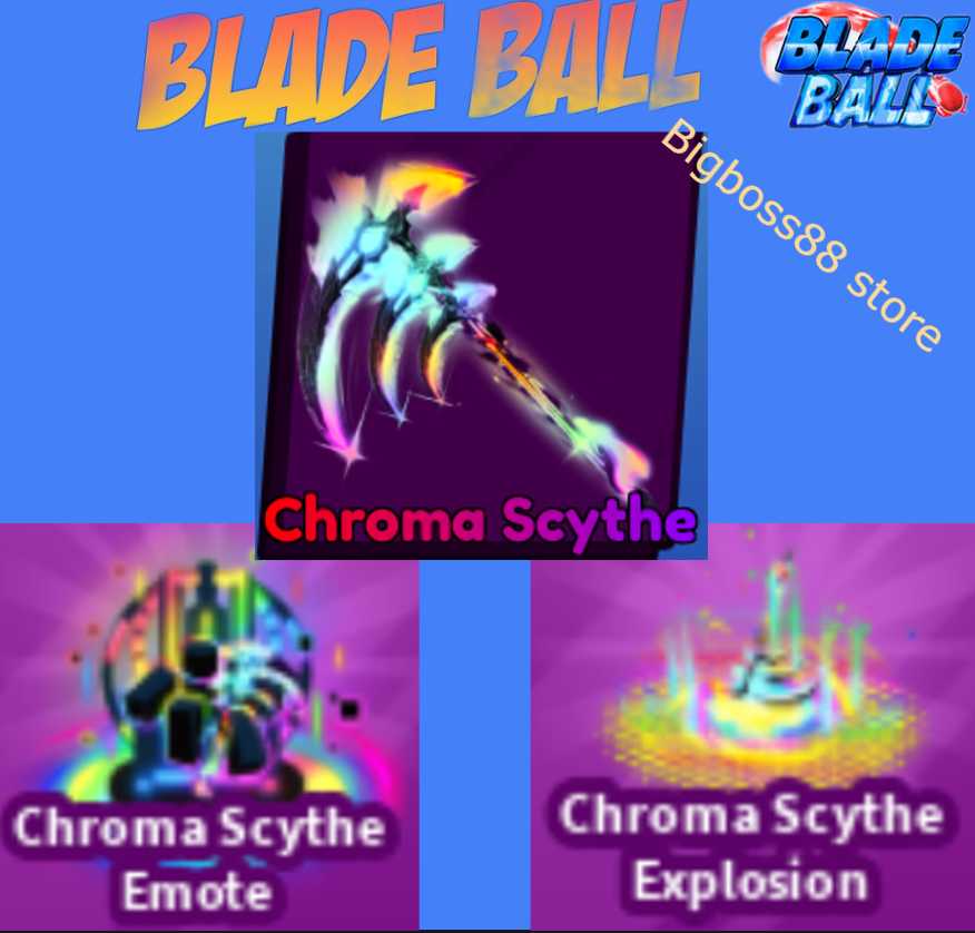 Chroma Scythe Full set - Blade Ball