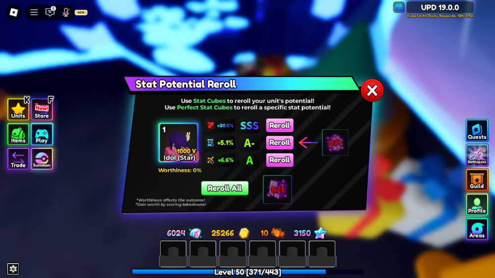 SSS DMG 20%, SSS SPA 11.9%, SSS 10.7%