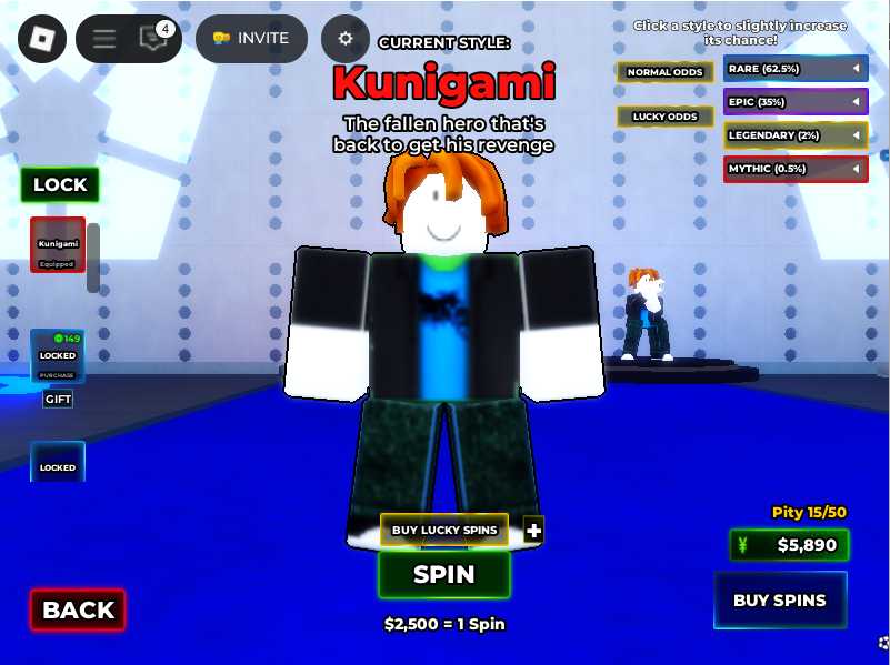 Mythic Kunigami style + Wild Card Flow - LVL 10 + 5k8 $ - Blue Lock ...