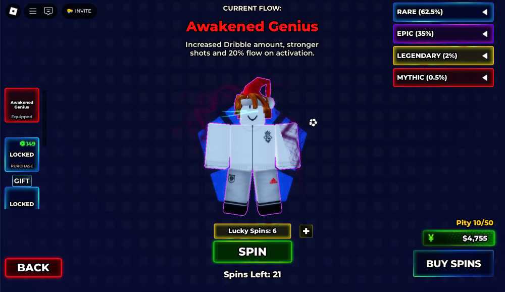 Blue Lock: Rivals | SAE + AWAKENED GENIUS + 6 LUCKY FLOW SPIN ...