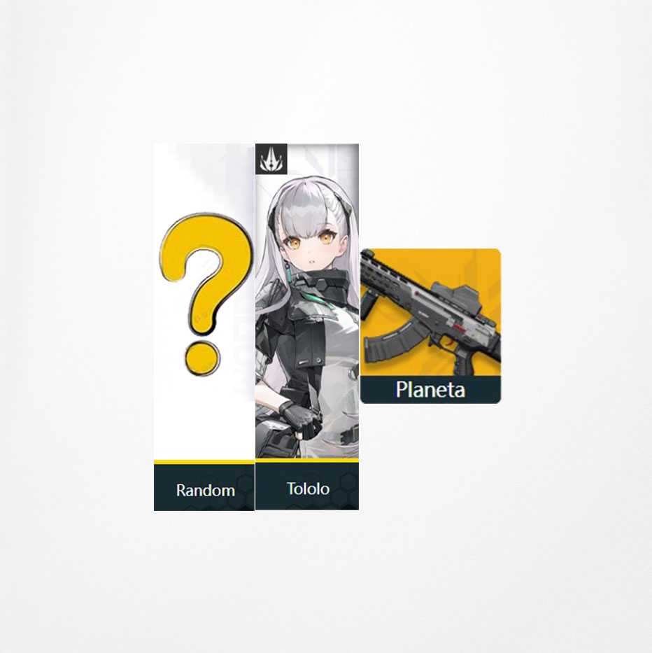 Korea(KR)||2-1|Tololo+Tololo weapon+Random SSR（Character or weapon）