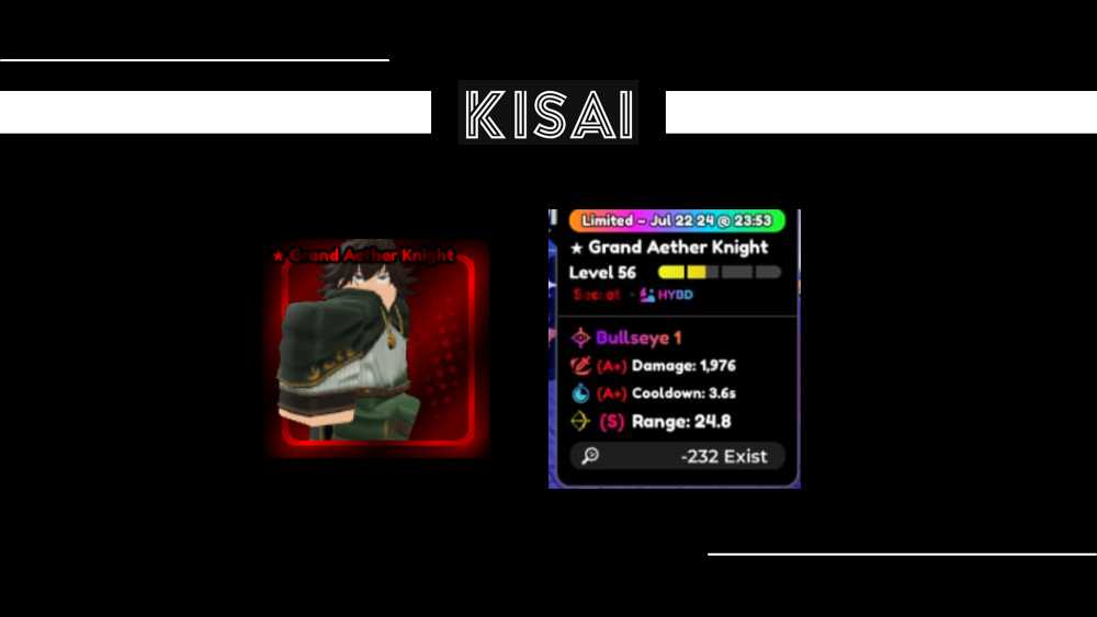 Bullseye Grand Aether Knight [A+/A+/S] - Anime Defender