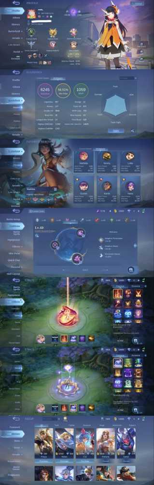 CEL LVL 77 | 120 HEROES + 273 SKINS | ALL MAX EMBLEM | ~ASPIRANT RUBY ...