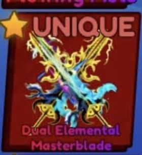 Dual Elemental Masterblade Blade Ball