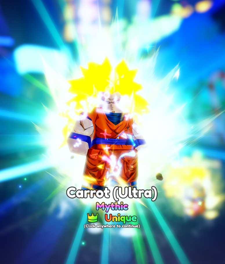 Anime Adventure | ID : 12 | Level: 79 | Carrot(Goku) Unique + Vego ...