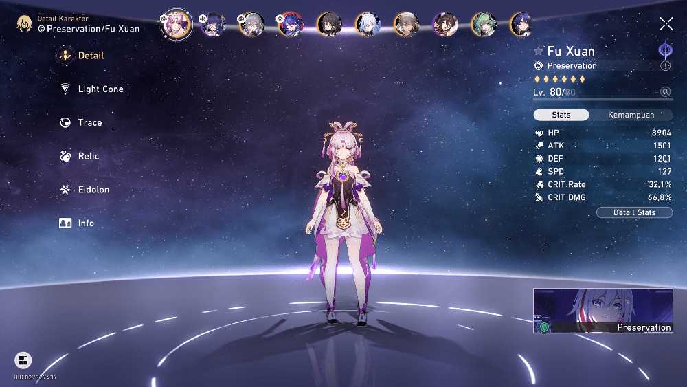 ASIA TL 68 Male - Acheron E2S1, Fu Xuan, Jingliu S1, Ruan Mei, Huohuo, Dr. Ratio, Bronya | Best ...