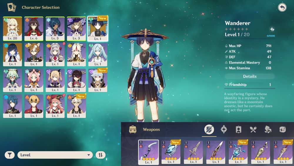 ASIA AR 10 Wanderer + Yelan With Yanfei C2 Bennet | Female Starter ...