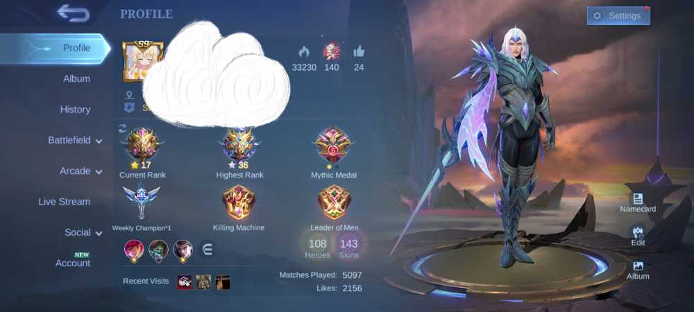 143 Skins. 2 Event Skin. M4 Beatrix. 6 Epic and Others