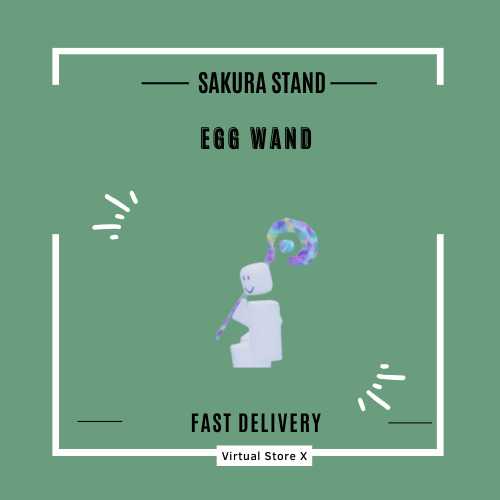 Roblox - Sakura Stand - Egg Wand - Cheap And Fast Delivery!!