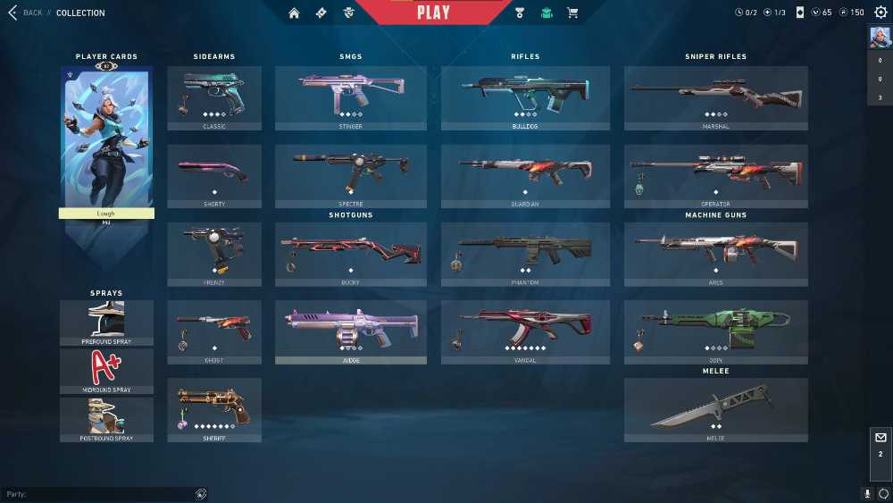 [AP Region] 25k vp spend 6 Skin Effect Valorant account cheap ...