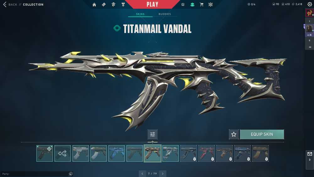 [AP - VMP894] 21 Premium Skins | ASCENDANT 1 | Titanmail Endeavour ...
