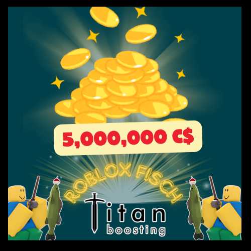5,000,000 C$ - Roblox Fisch Coins FAST DELIVERY CHEAP