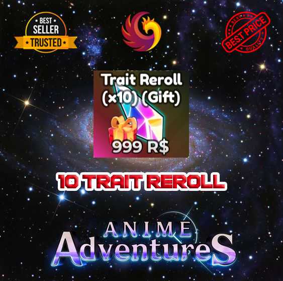 [Anime Adventures]10 Trait Reroll [GIFT] - Instant Delivery