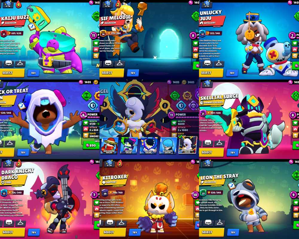 [55 BR] 18600 [TITLE EDGAR+5 SKINS] DARK ANGEL EDGAR/SKELETAL SURGE ...