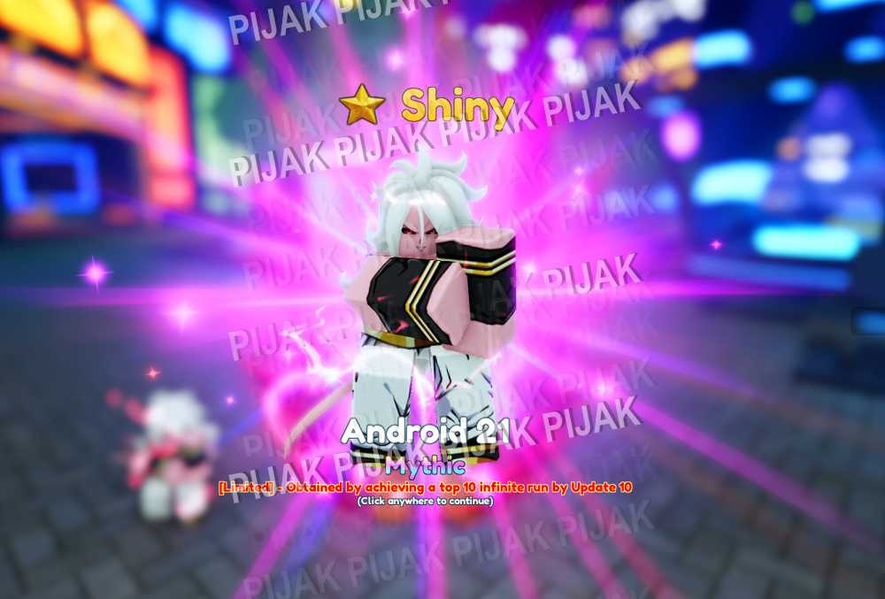⭐Shiny Android 21 Dragon Ball FighterpijakZ | Anime Adventures AA