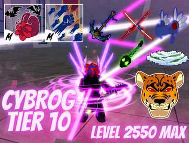 Cybrog V4 T10 - Level 2550 | Sanguine art | CDK | Shark anchor | Blox ...