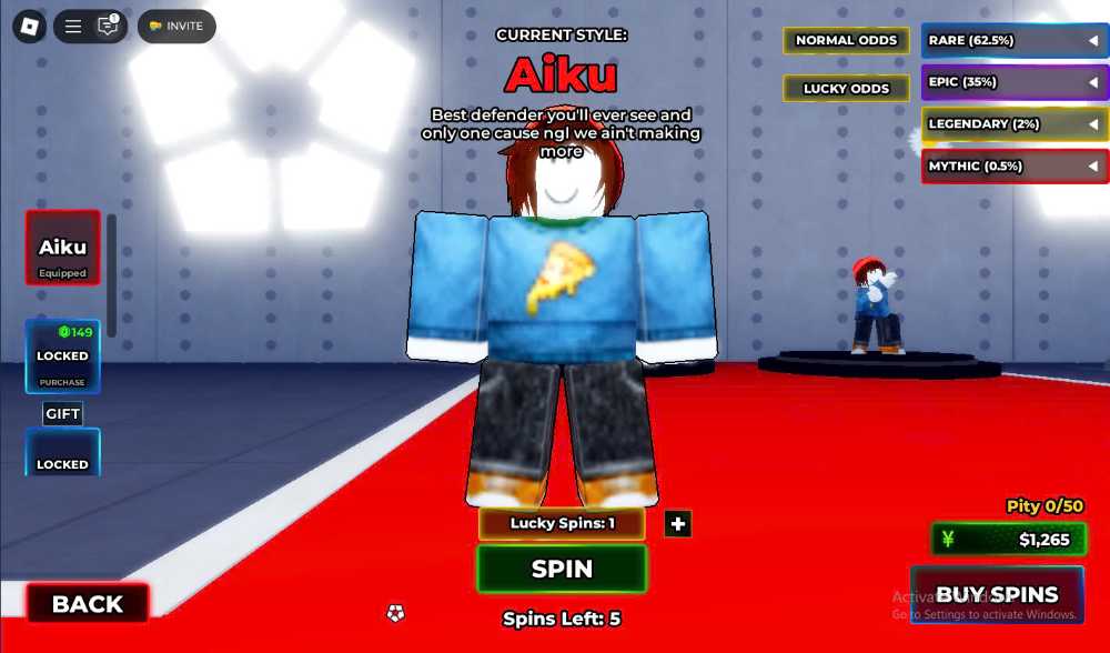 Blue Lock: Rivals | Mythical Aiku Style | Unverified 13+ (GLOBAL ACCOUNT)