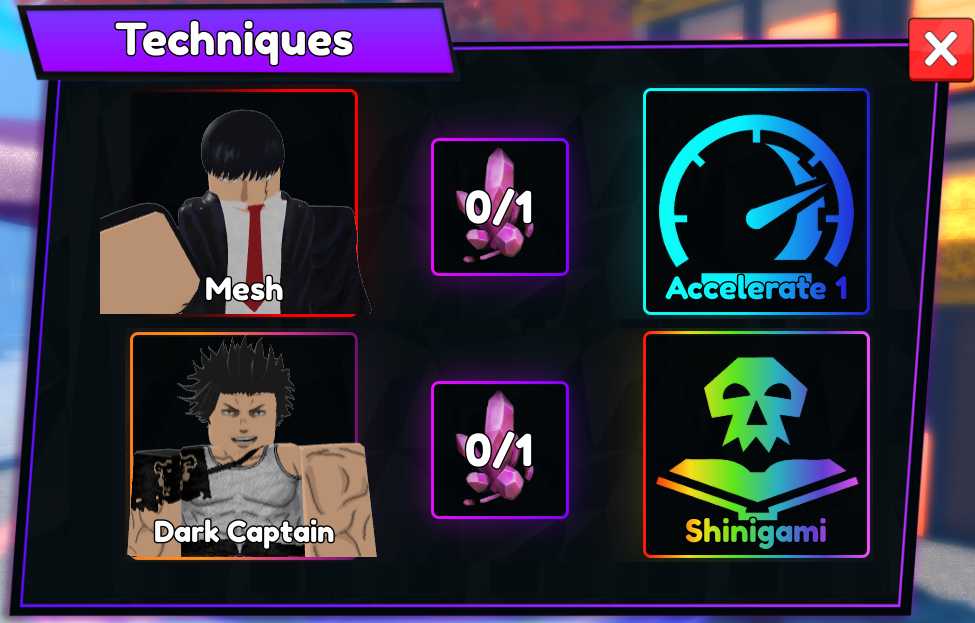 Mesh/Mashle Ultimate + Shinigami Dark Captain | Unverified Account ...